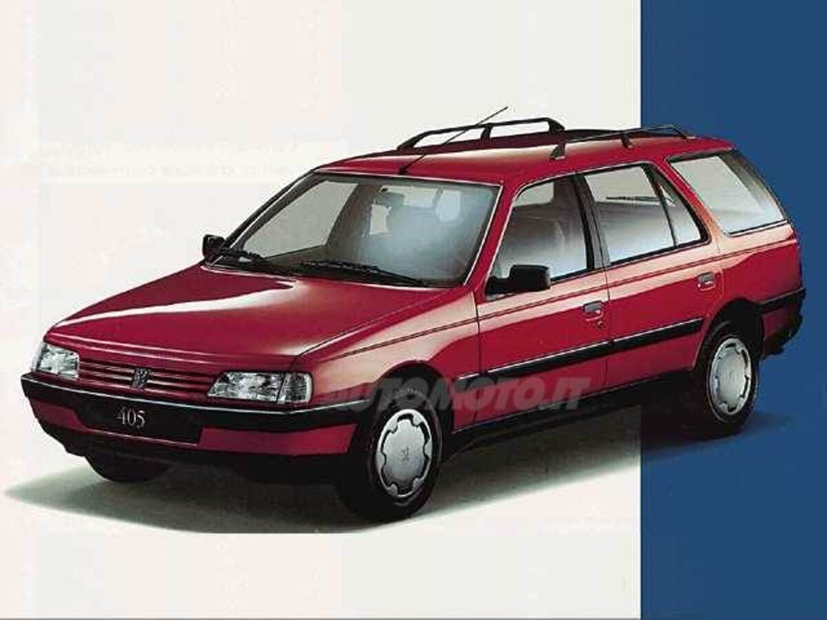 Peugeot 405 SW diesel Station Wagon GRD : prezzo e scheda tecnica ...
