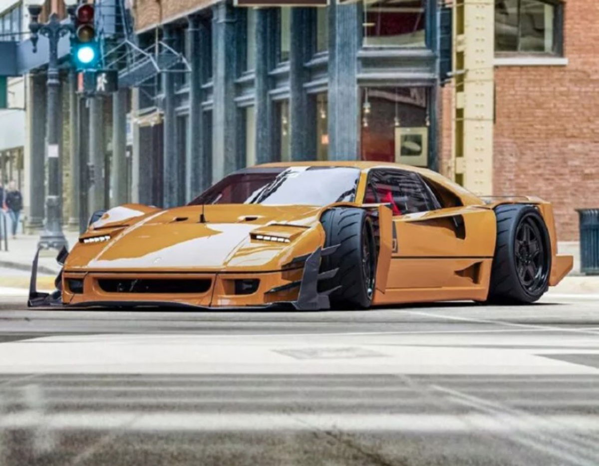 La spettacolare Ferrari F40 V12 di Yasid Design - News - Automoto.it