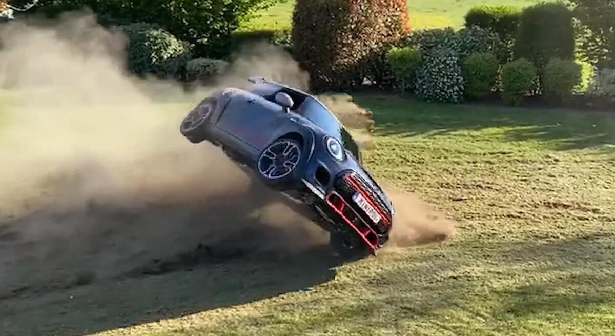 "Schianto la mia MINI GP il giorno che l'ho ritirata", video del belga ...