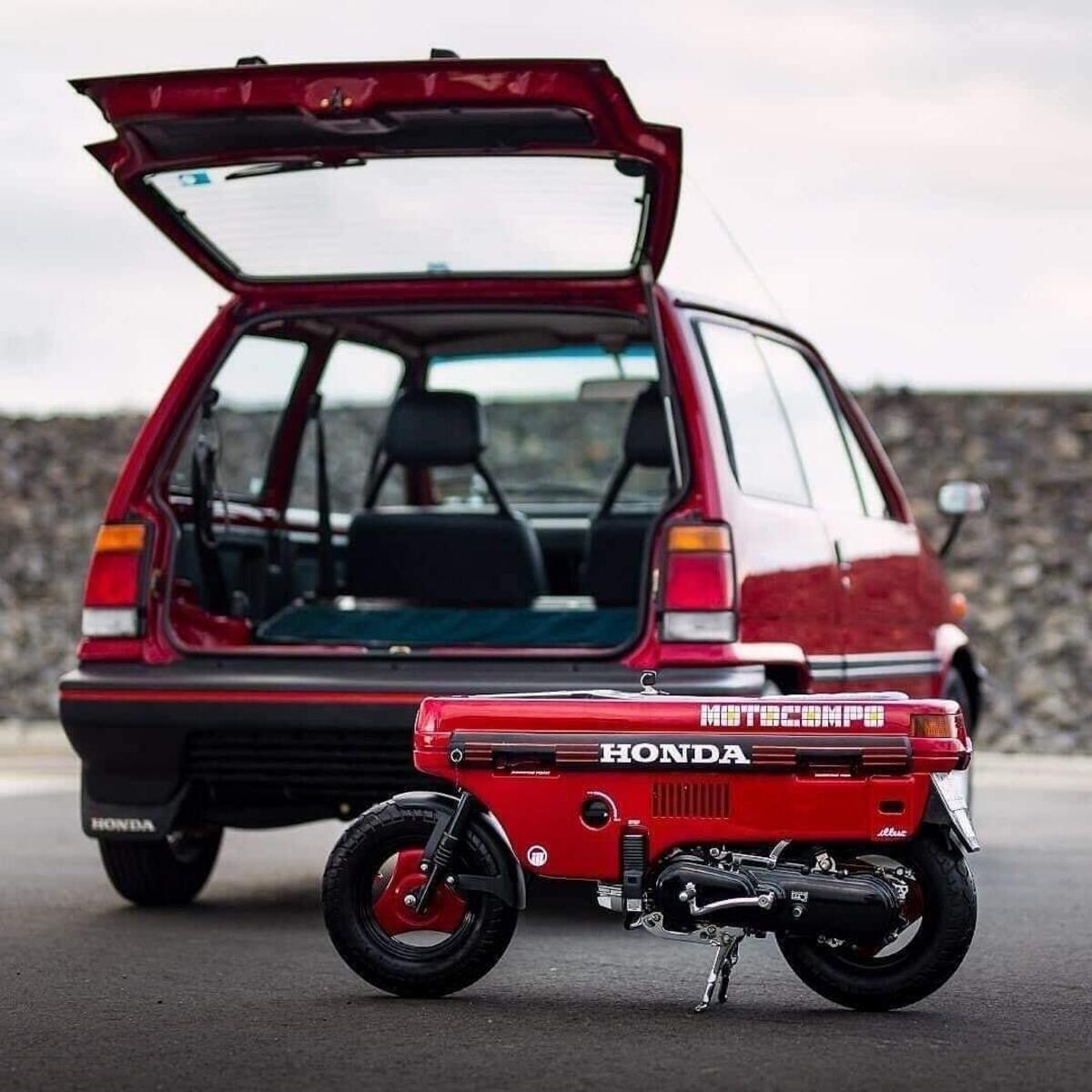 Abbinata perfetta e compatta: Honda City Turbo + Motocompo [auto ...