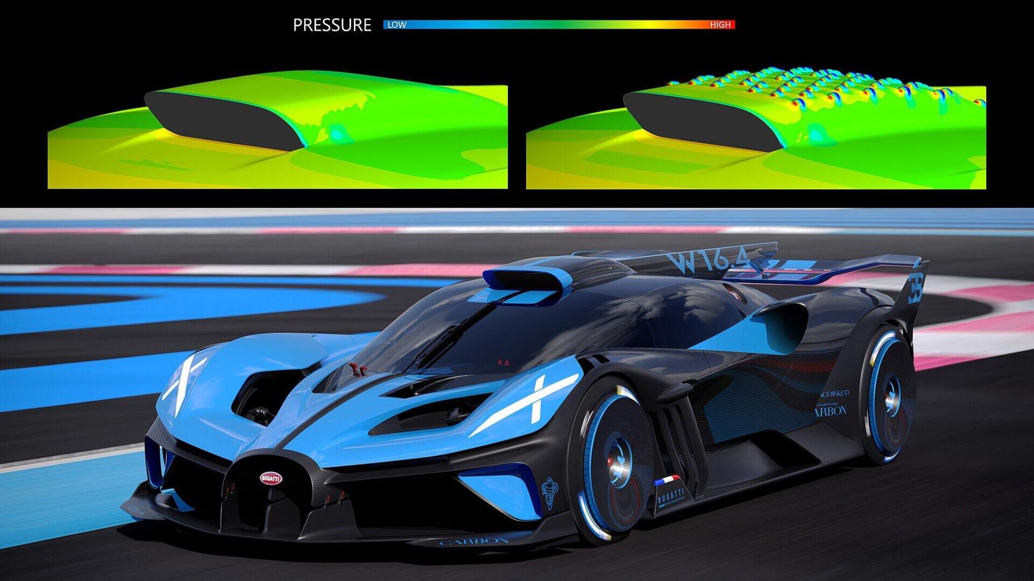 Bugatti Bolide: perché lo scoop ha quelle fossette e cosa c'entra una ...