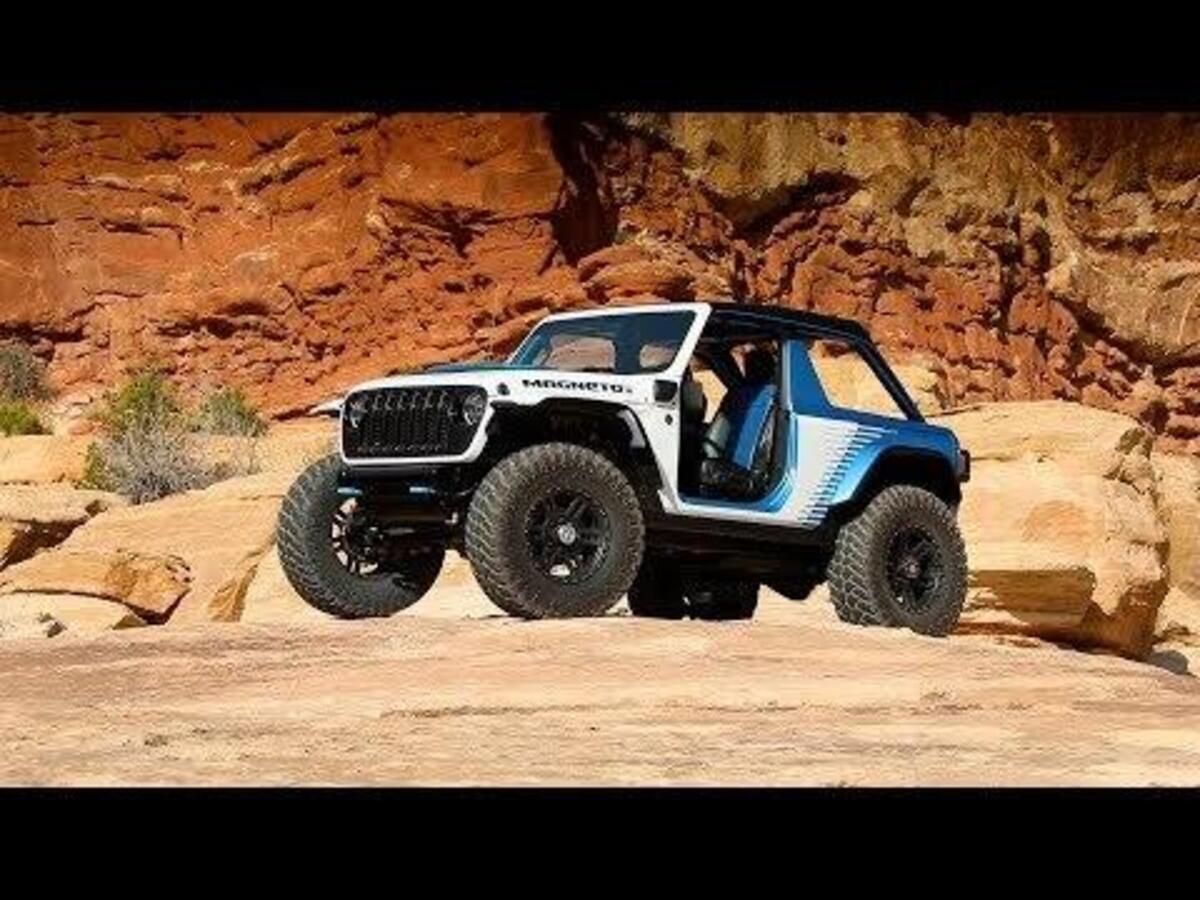 La Jeep Wrangler Magneto e le altre concept in azione nel deserto ...