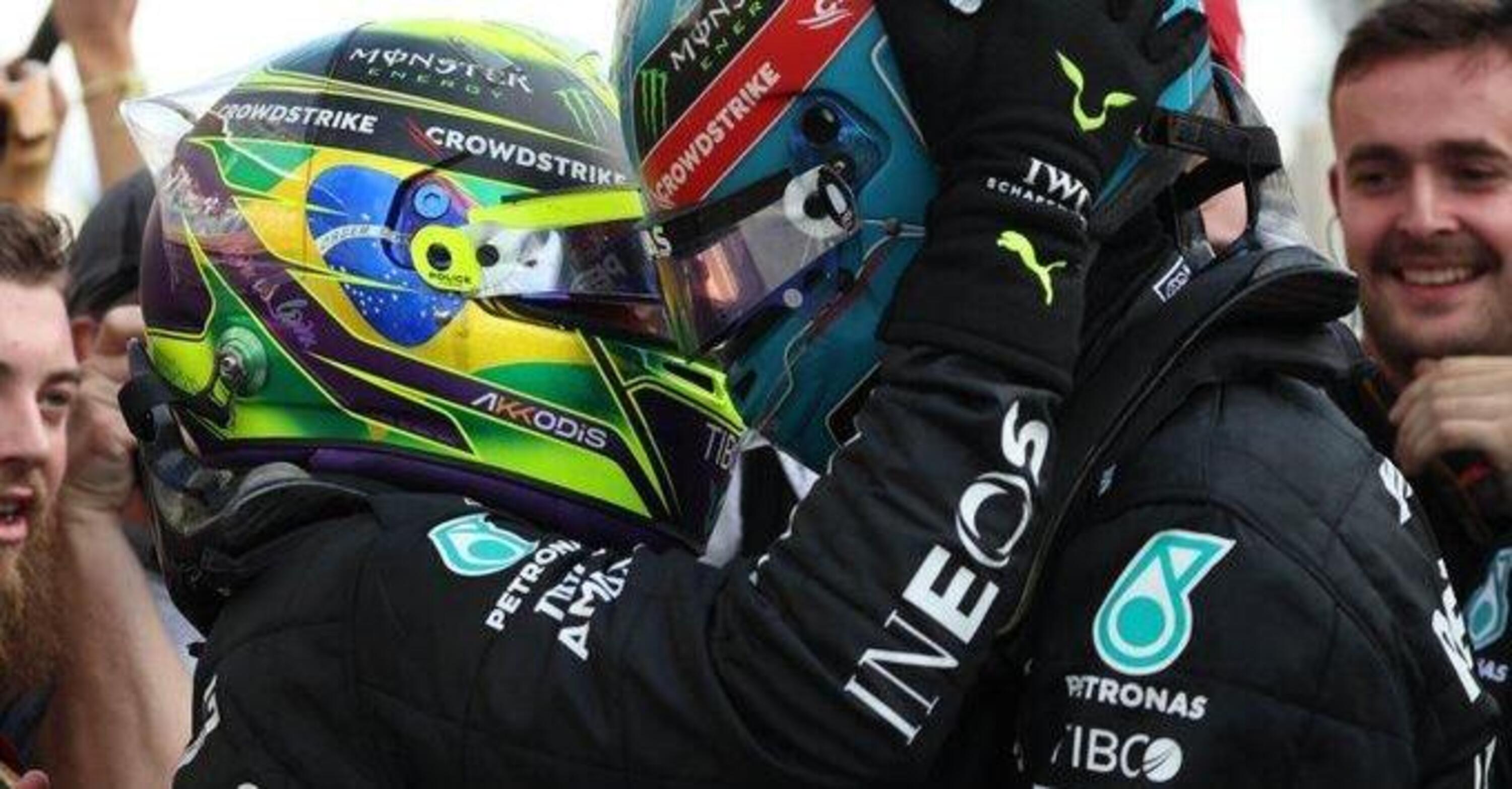 Formula 1, Hamilton: "Complimenti a George" - Formula 1 - Automoto.it