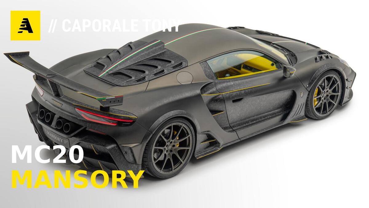 Maserati MC20 Mansory, per chi la voleva più "da pista": ha 720 CV ed è ...