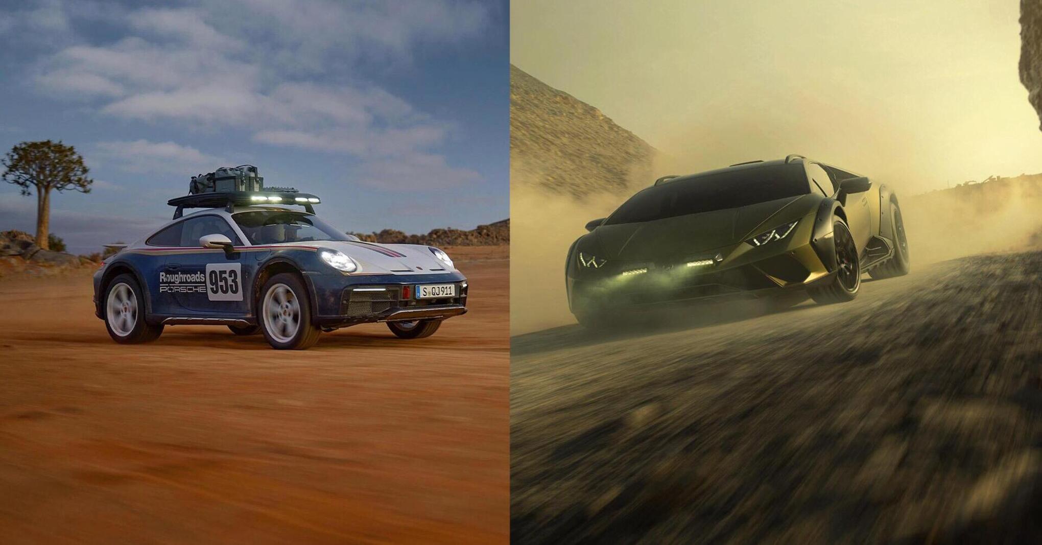Lamborghini Sterrato vs. Porsche 911 Dakar: il confronto - News ...