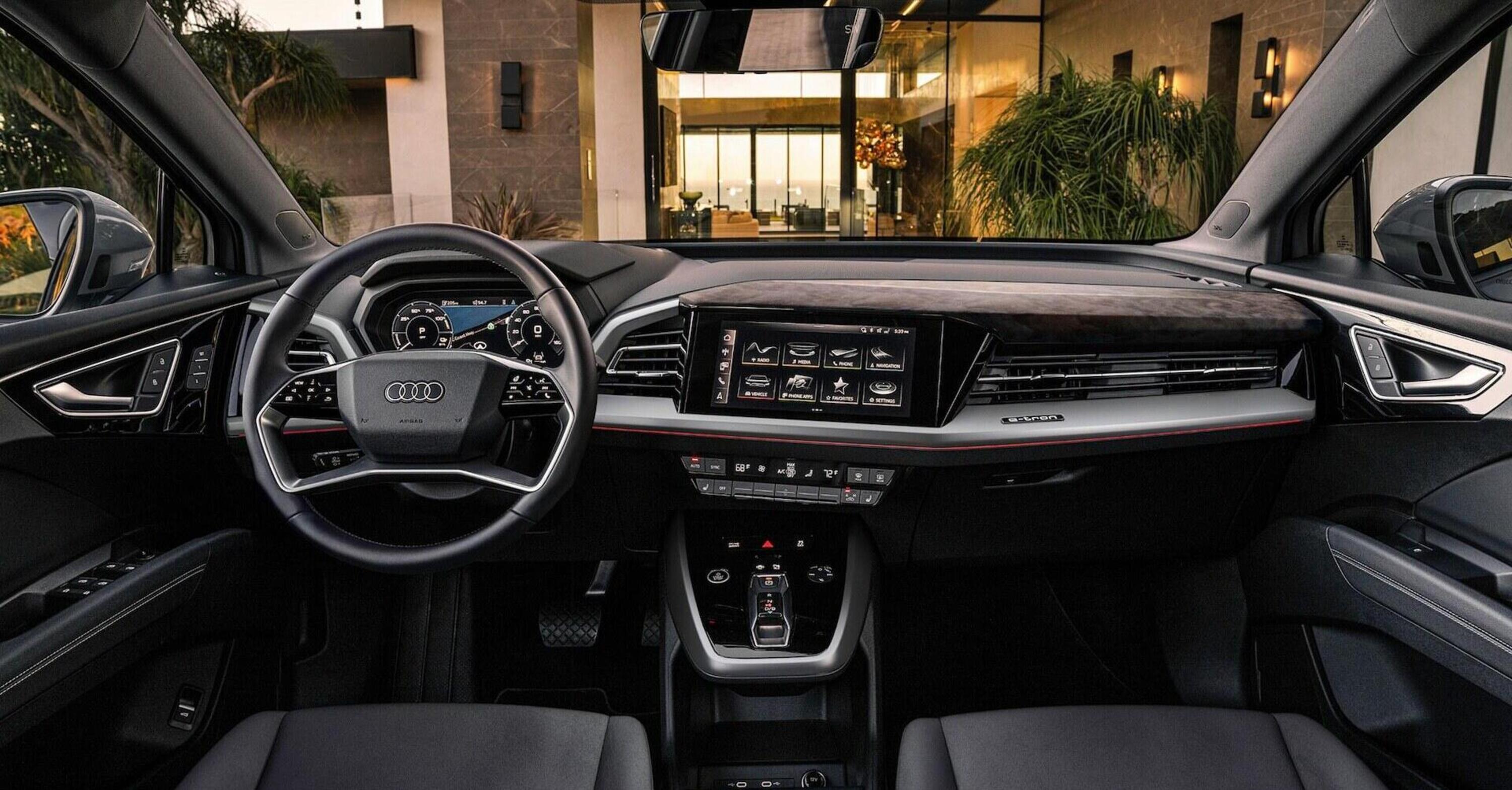 Audi Q4: se vuoi questa funzione, compratela! Il messaggio è un po ...