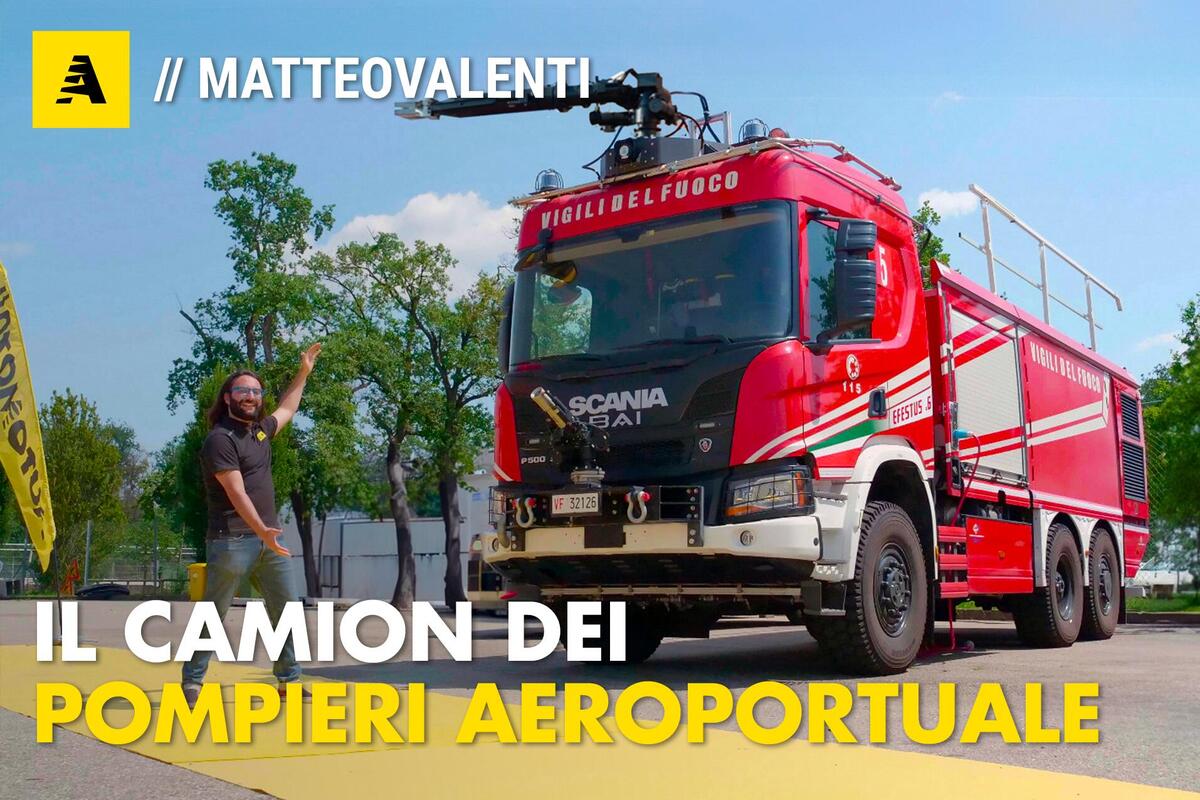 I segreti del camion dei Pompieri Aeroportuale | Come funziona lo ...