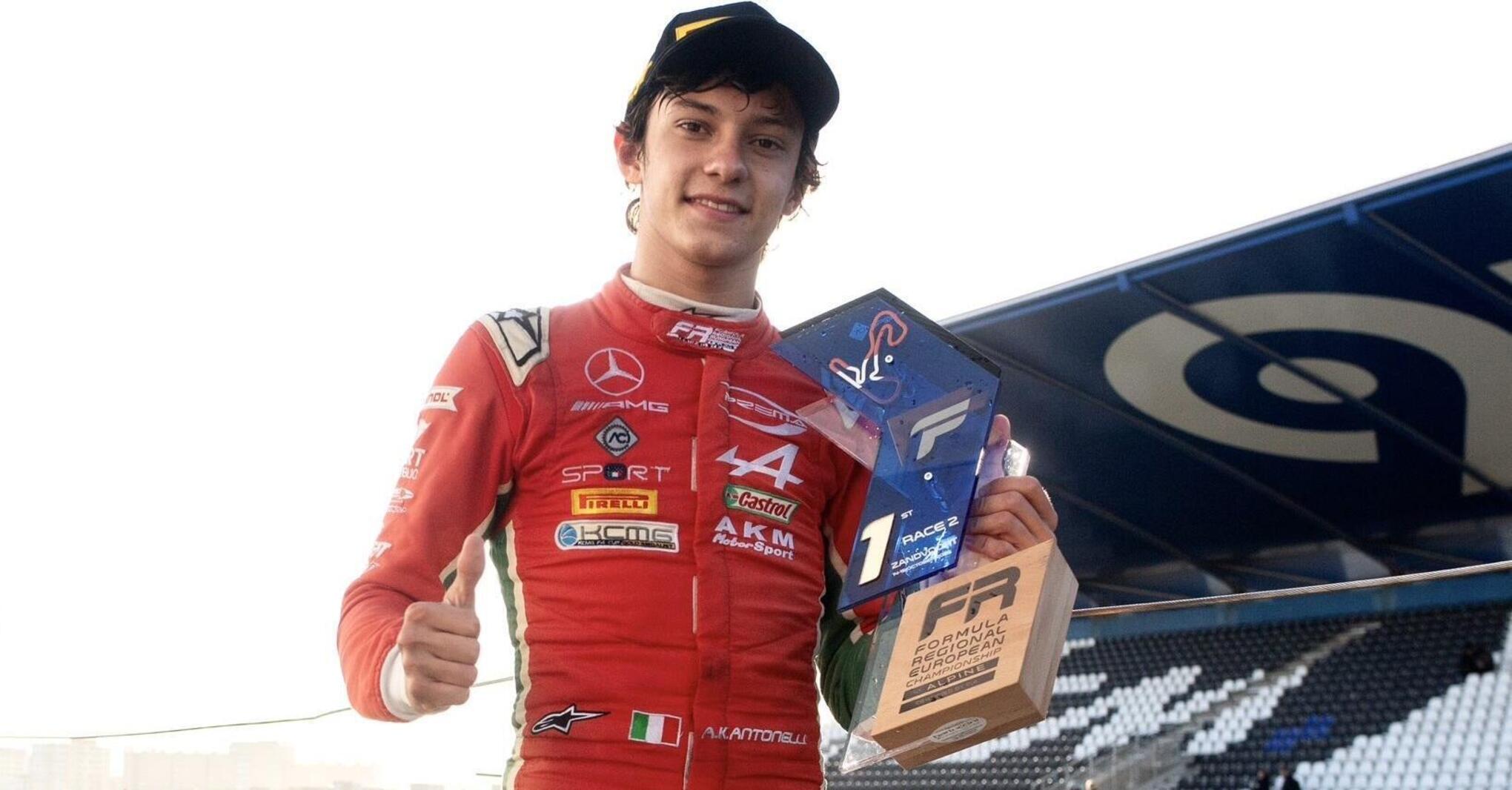 Chi è Andrea Kimi Antonelli: il giovane talento italiano campione della Formula Regional 2023 ...
