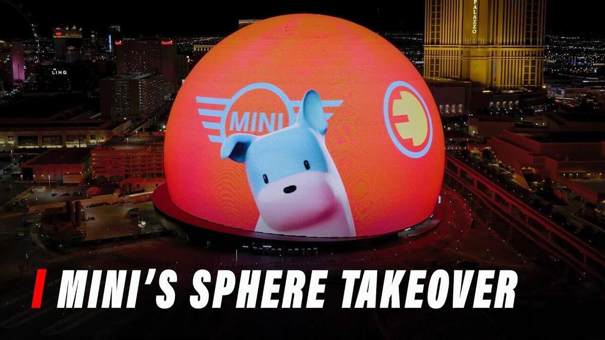 Mini Countryman a Las Vegas, lo show di Spike nella sfera è ipnotico ...