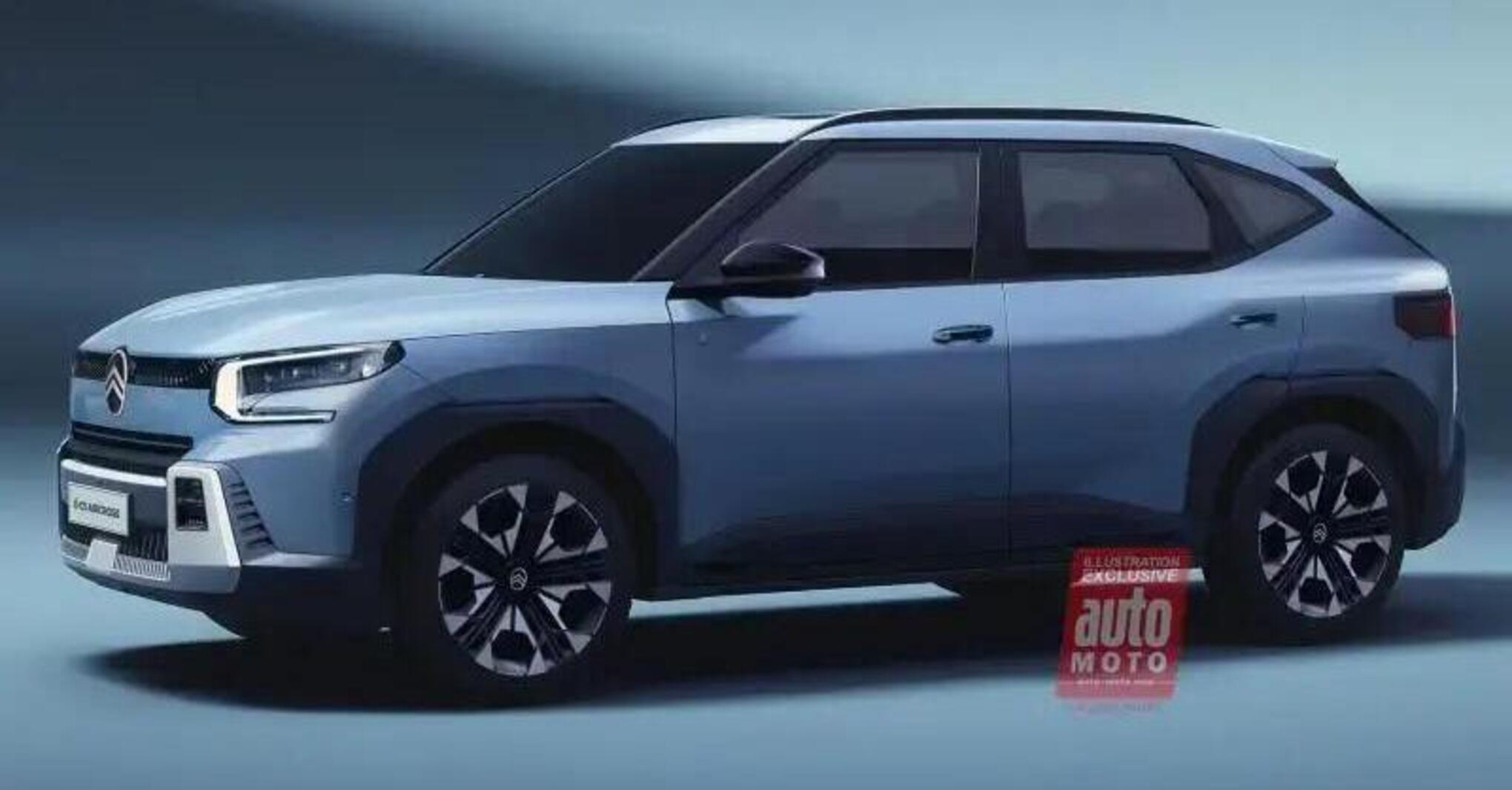 Citroen C5 Aircross: il render di Auto-Moto della nuova suv del 2025 ...