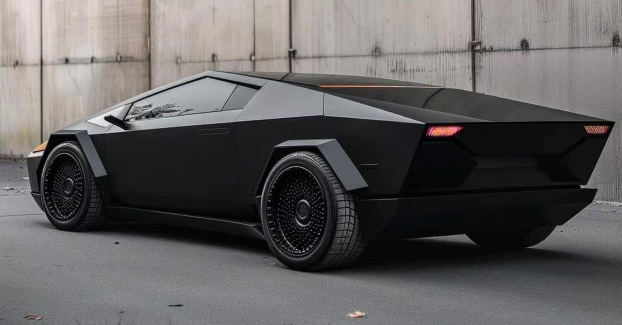 Tesla Cybertruck, eccolo in versione Lamborghini Countach - News ...