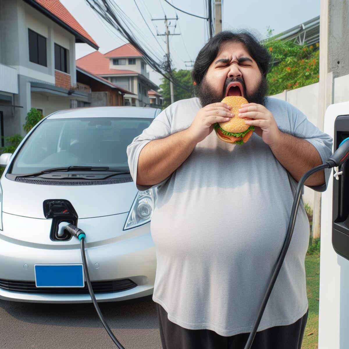 L'auto elettrica fa ingrassare? Ci vorrebbe una palestra al Fast ...