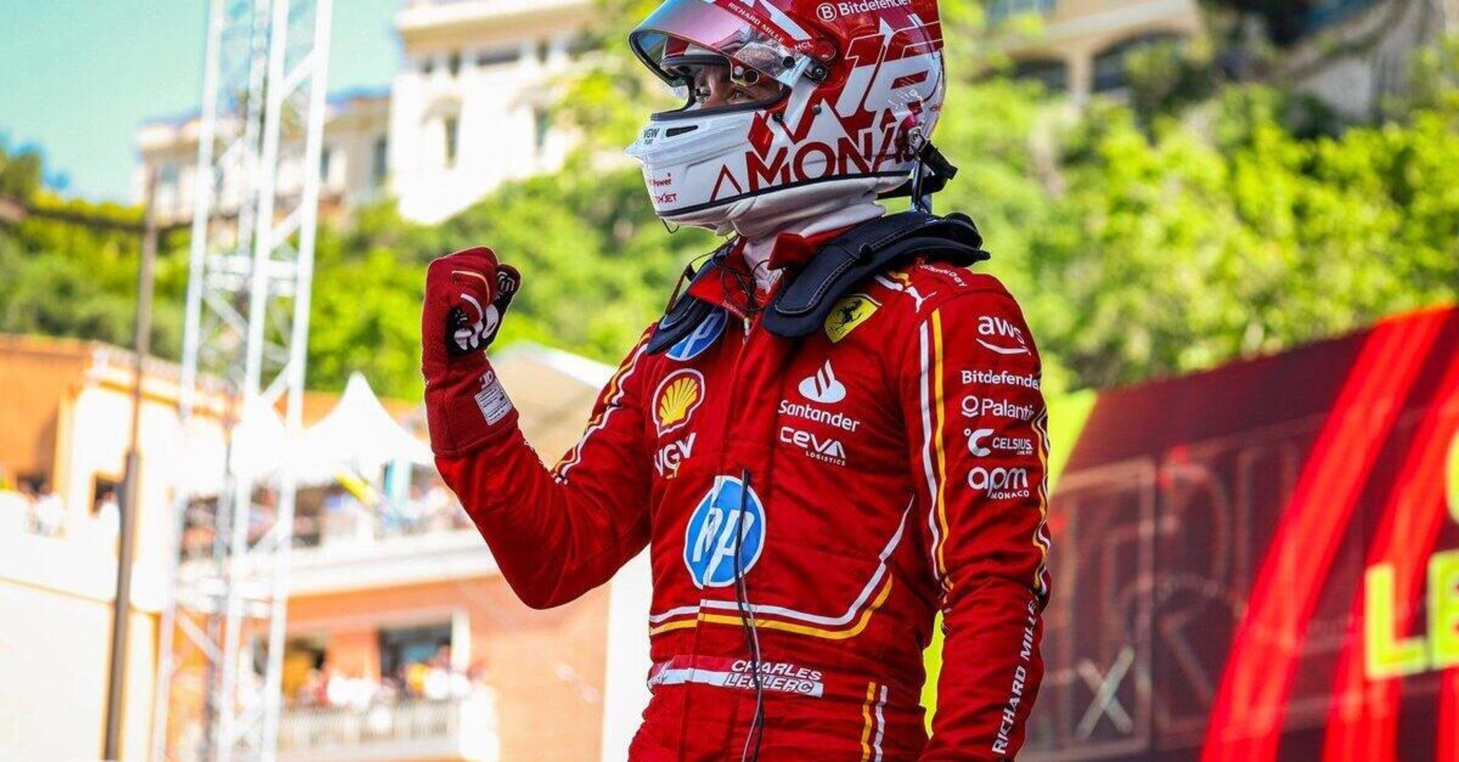 F1, dita incrociate nel box Ferrari: il capolavoro di Leclerc mette KO ...