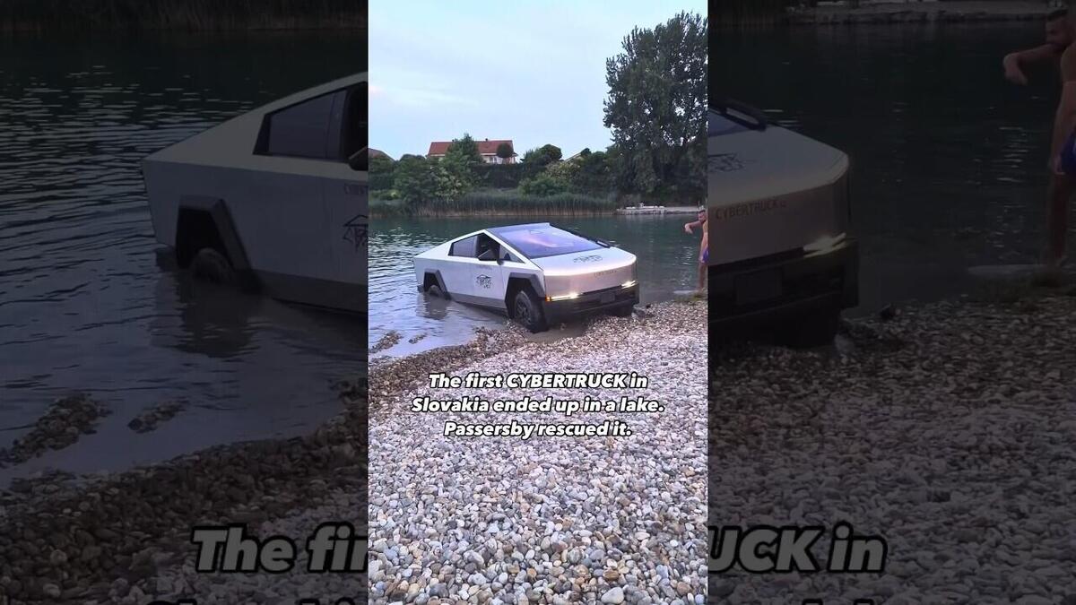 Tesla Cybertruck, la prova di guado finisce su Youtube [VIDEO ...