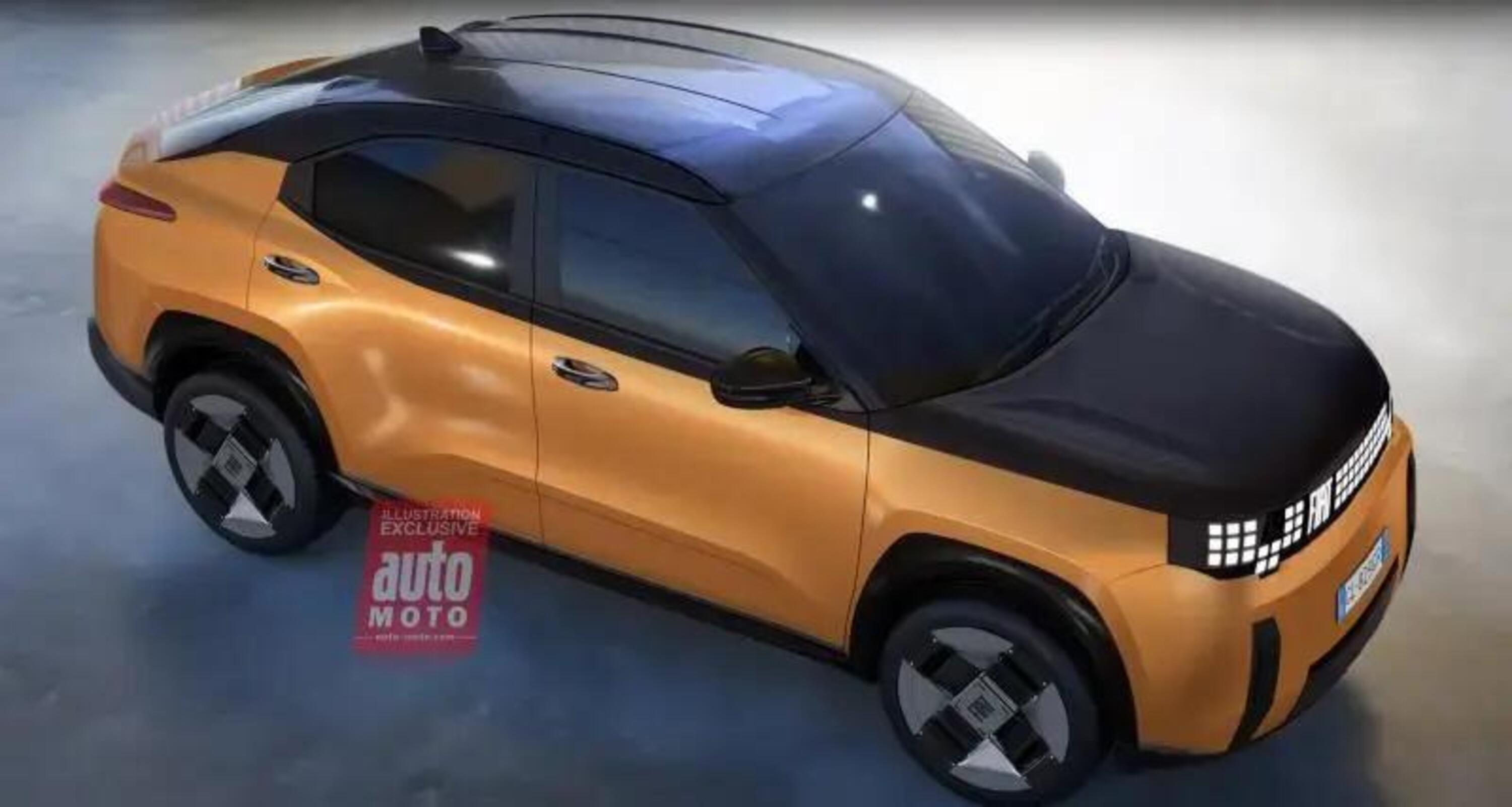 Fiat Grande Panda: da qui arrivano la Fastback e la Multipla, ma sono ...