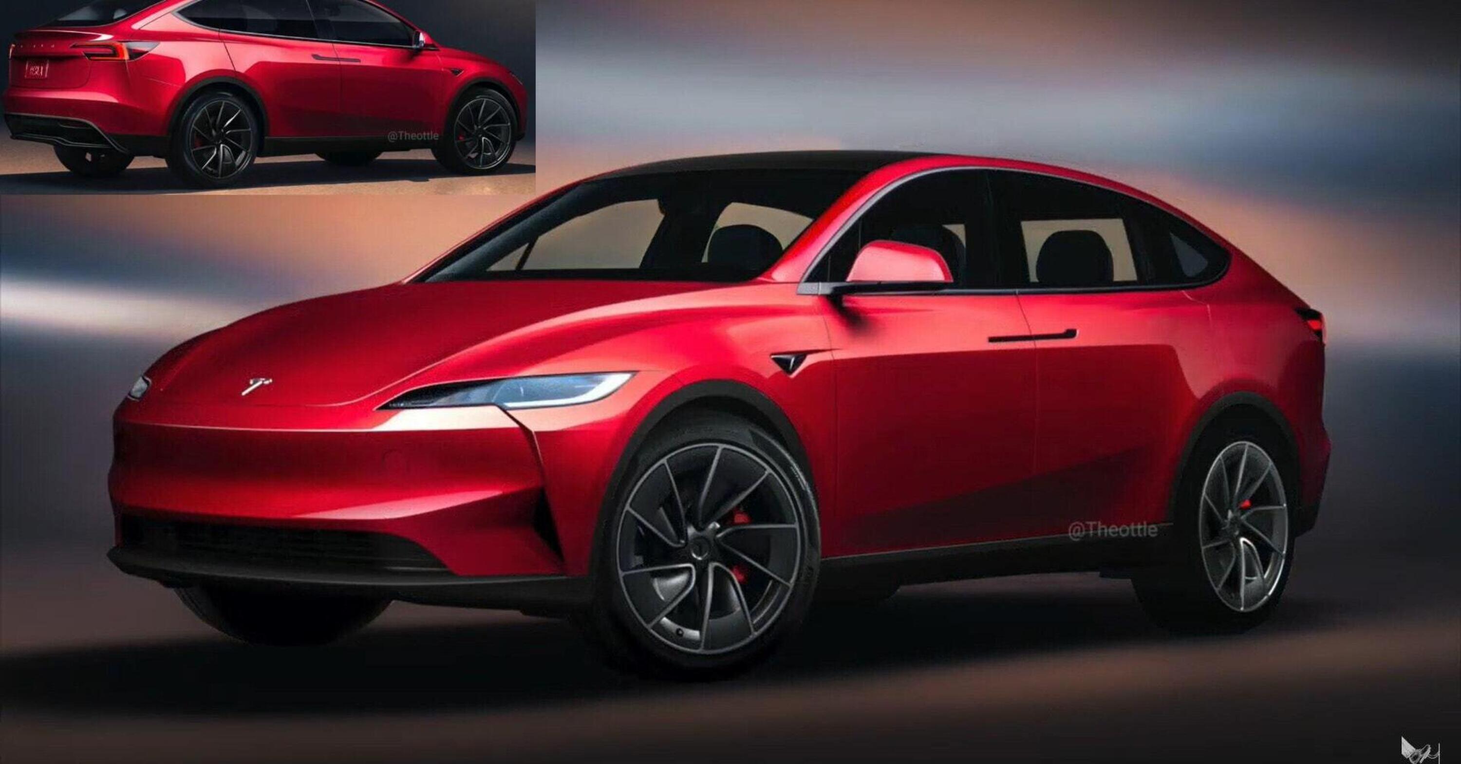 Tesla Model X 2026: il restyling punta alle crossover [RENDER] - News ...