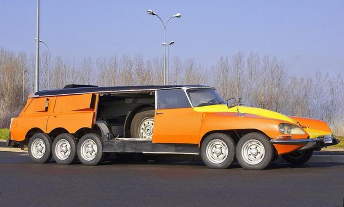 La Citroen DS PLR "Centipede", uno strano mezzo che serviva per provare ...