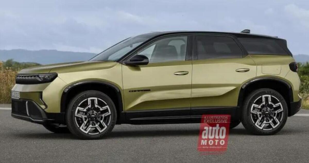 Jeep Compass 2025: il render di Auto-Moto per il nuovo modello ...