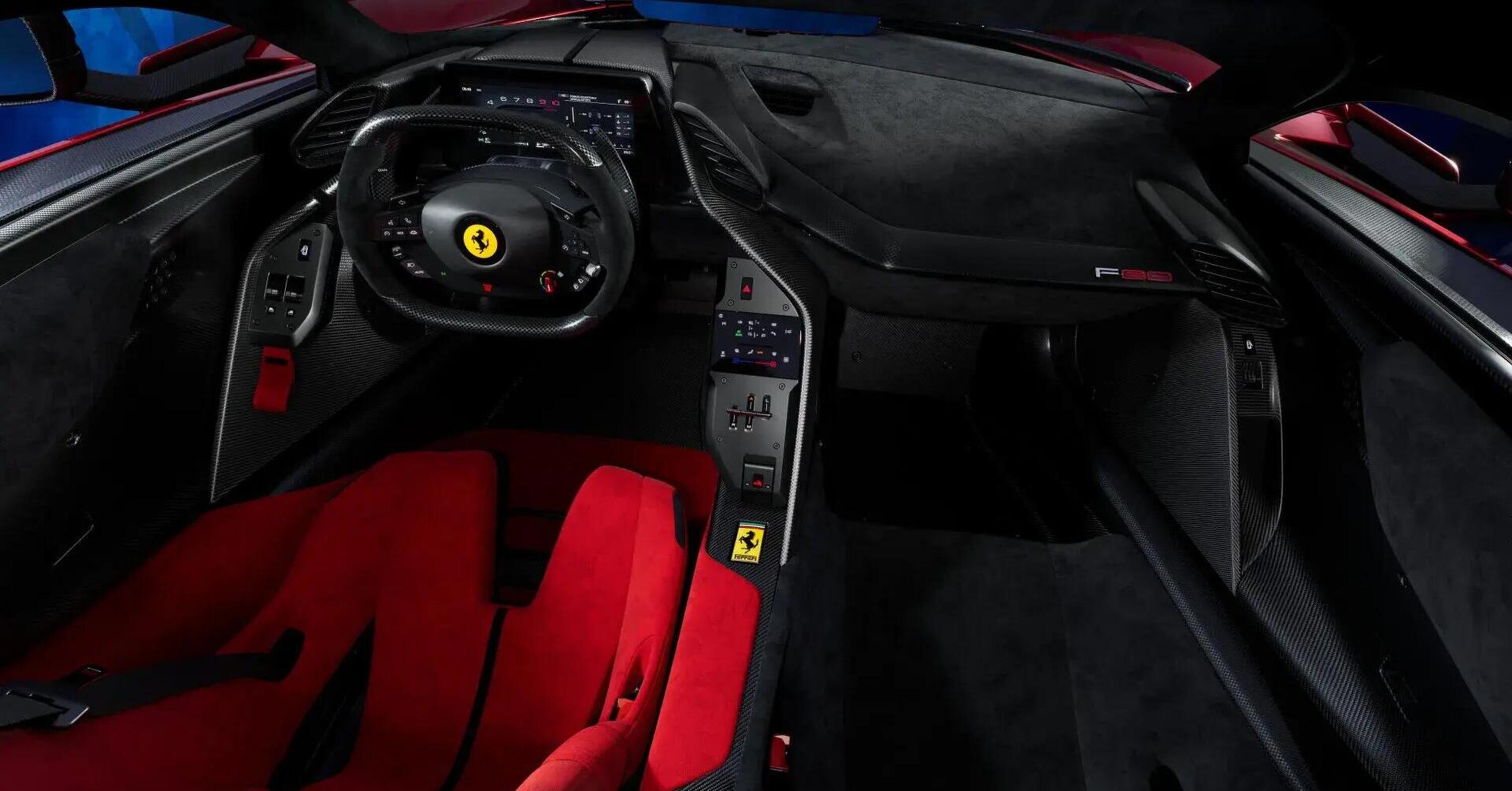 La Ferrari F80: guarda il sedile del guidatore, è una "monoposto"? - News - Automoto.it