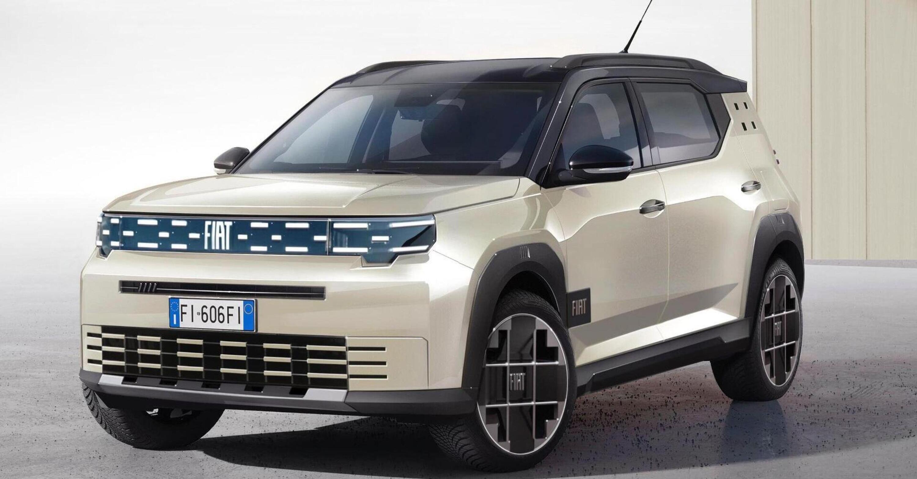 Fiat Giga Panda, Pandone o Panda Suv, il render è molto preciso, il ...