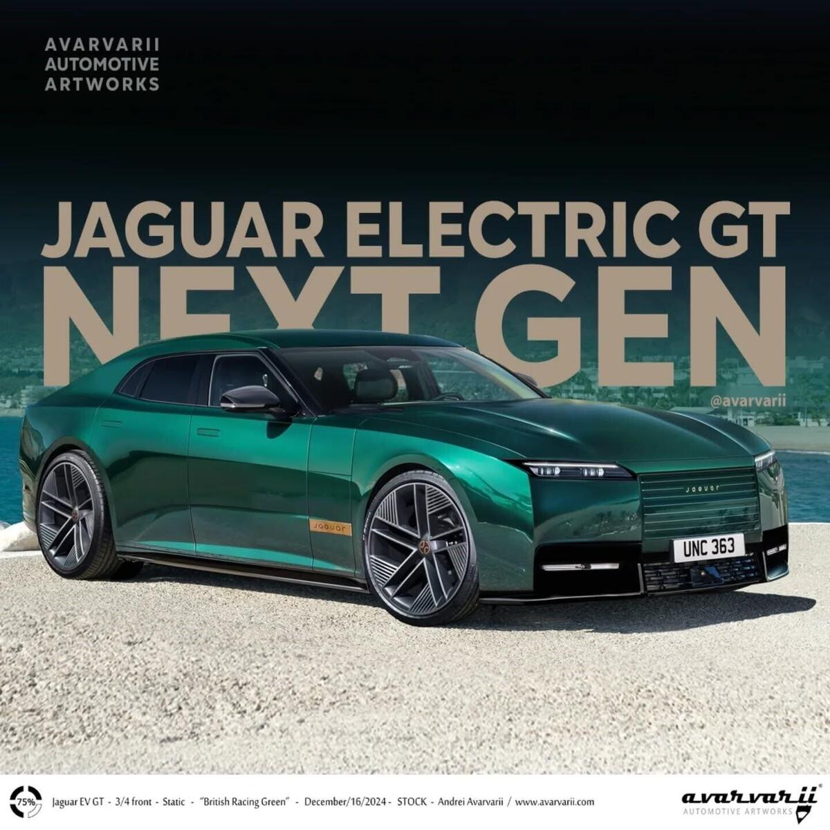 Jaguar 00: il render di Avarvarii è già più credibile - News - Automoto.it
