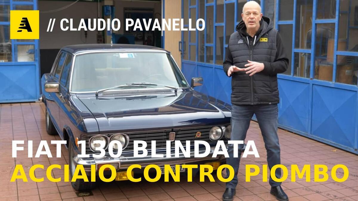 La FIAT 130 degli anni di PIOMBO: blindata con l'ACCIAIO contro attentati e rapimenti - Prove ...