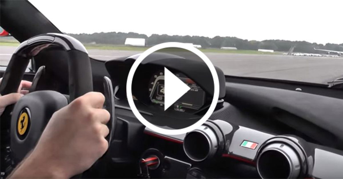 Ferrari LaFerrari: onboard a 343 Km/h! [Video] - News - Automoto.it