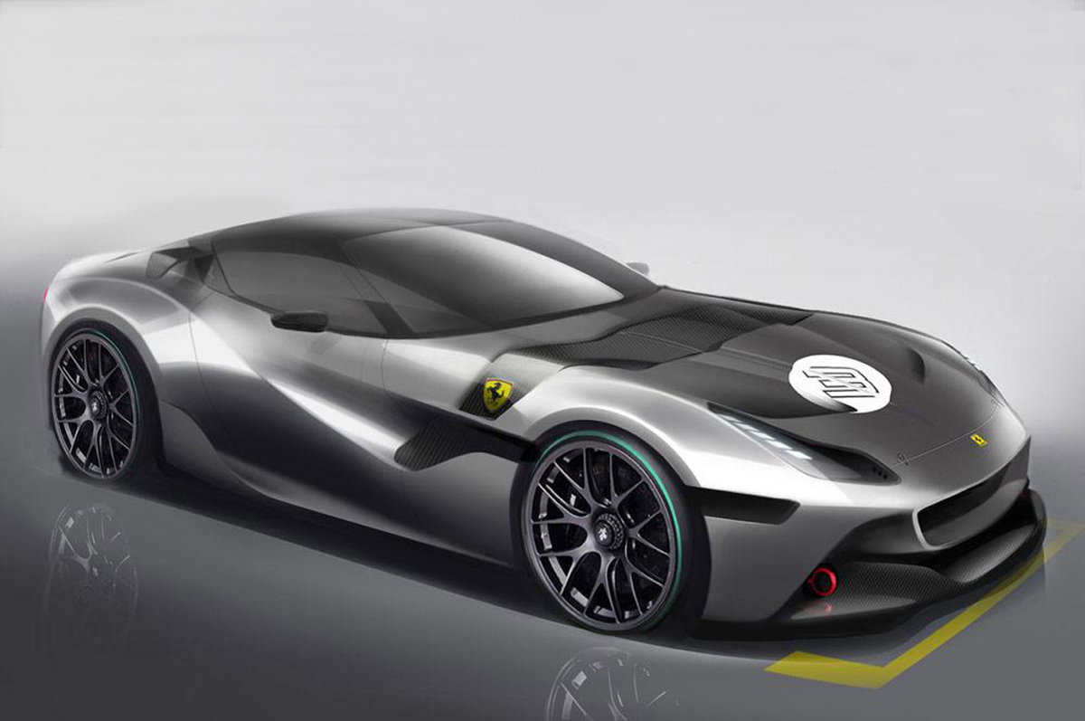 Ferrari: svelato il bozzetto di un'inedita one-off - News - Automoto.it