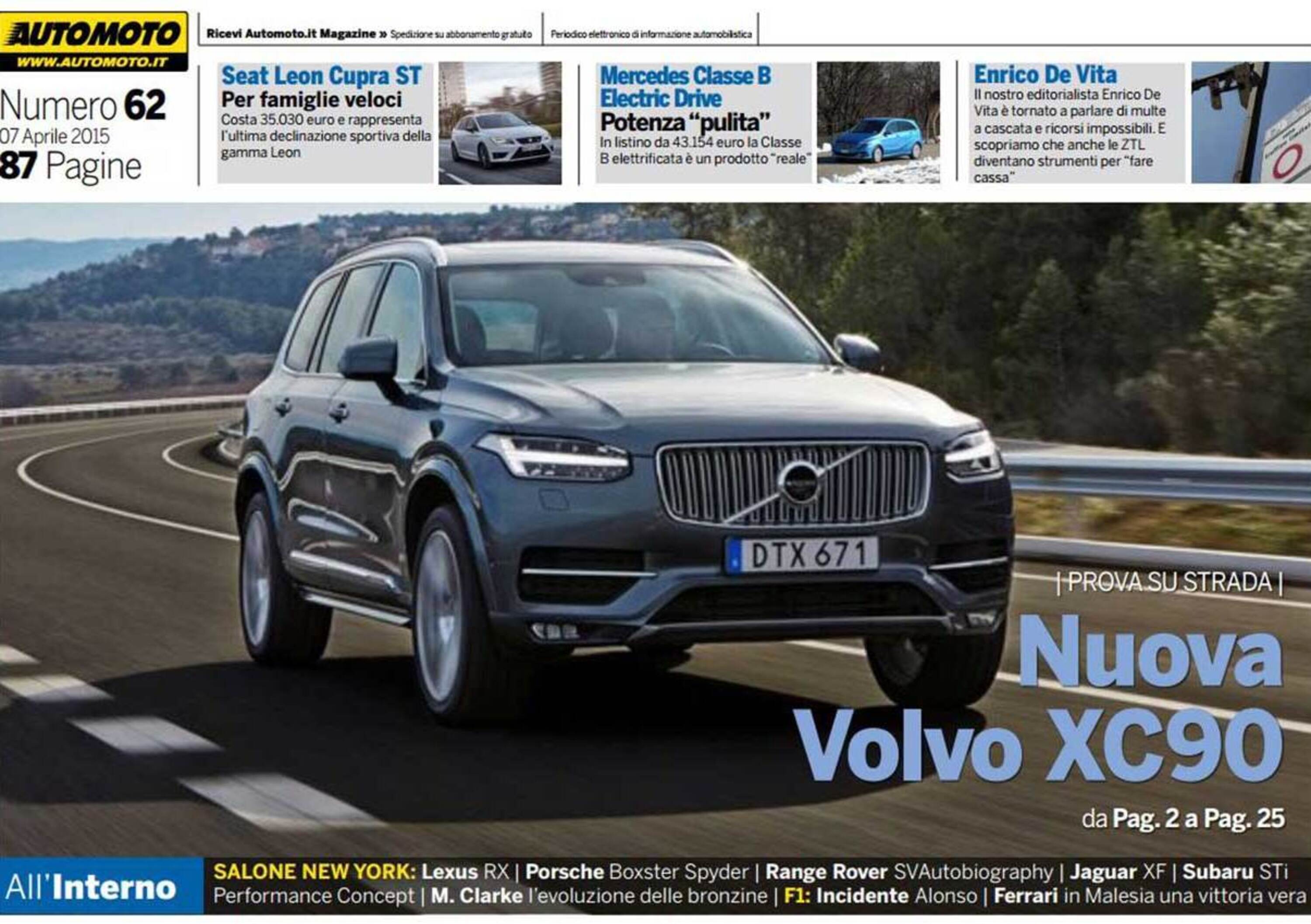 Magazine n°62: scarica e leggi il meglio di Automoto.it - News ...